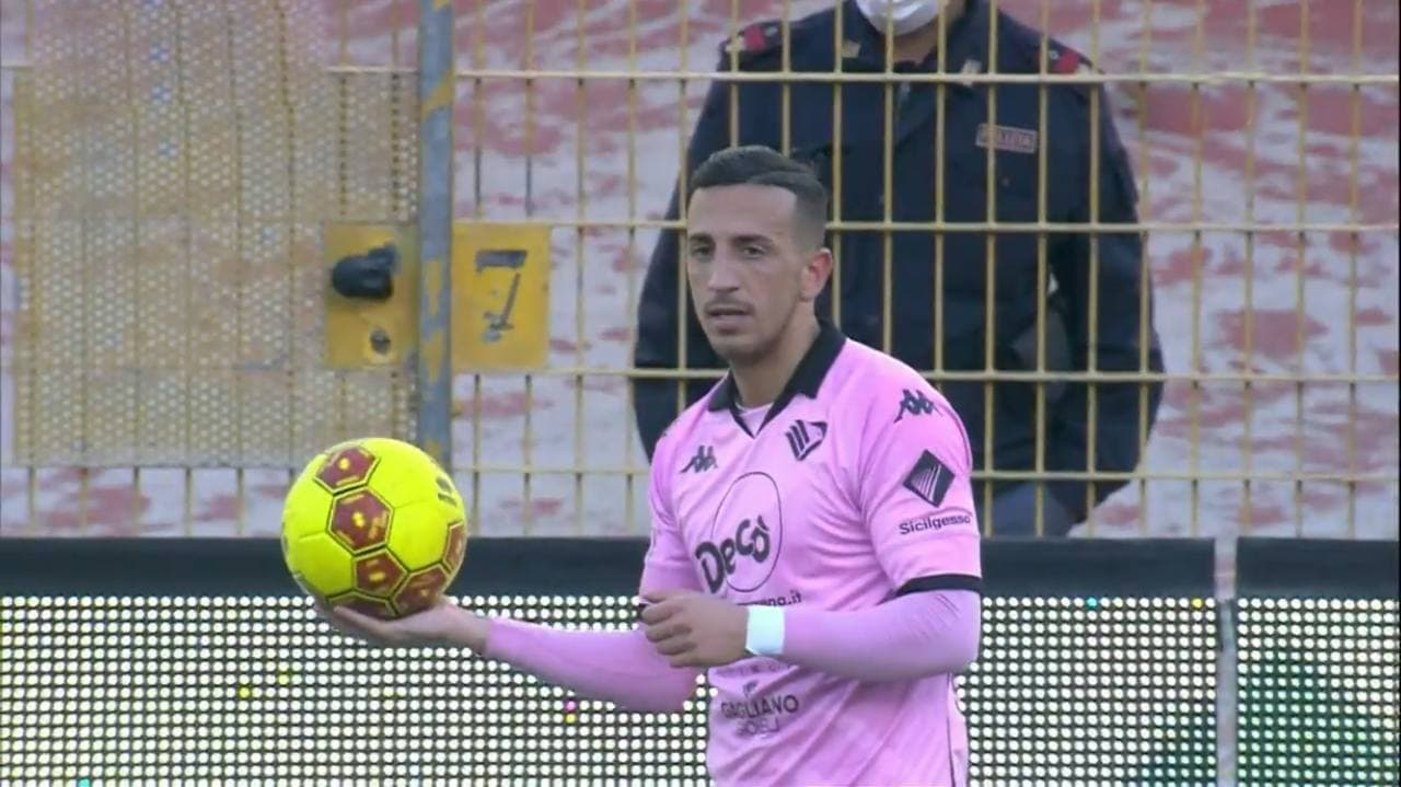 Palermo, ufficiale: ceduto il palermitano Andrea Accardi